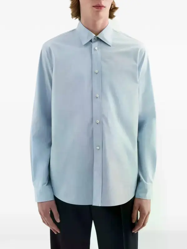 JIL SANDER Fil-à-fil Cotton Shirt