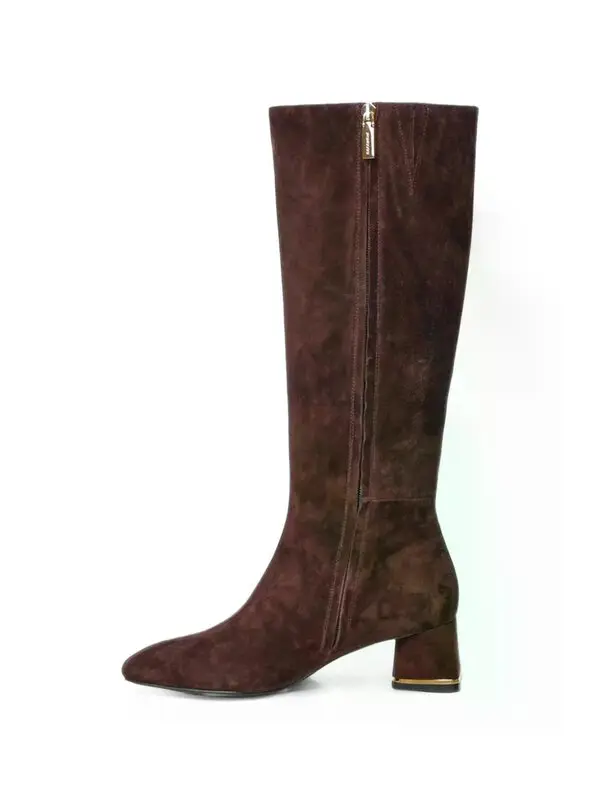 COCCINELLE Suede Block-heel Boots