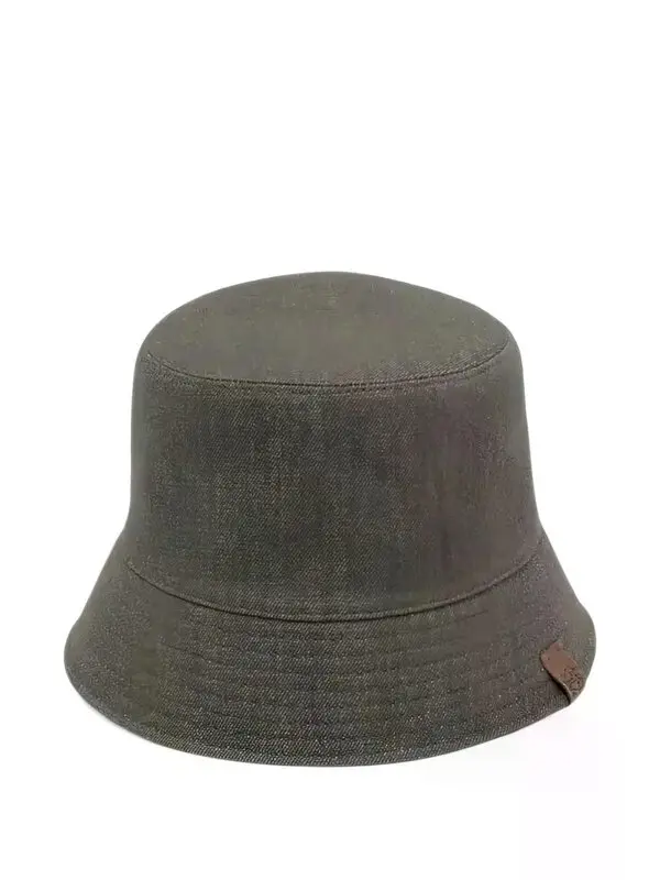 Brunello Cucinelli Logo-patch Bucket Hat - Green