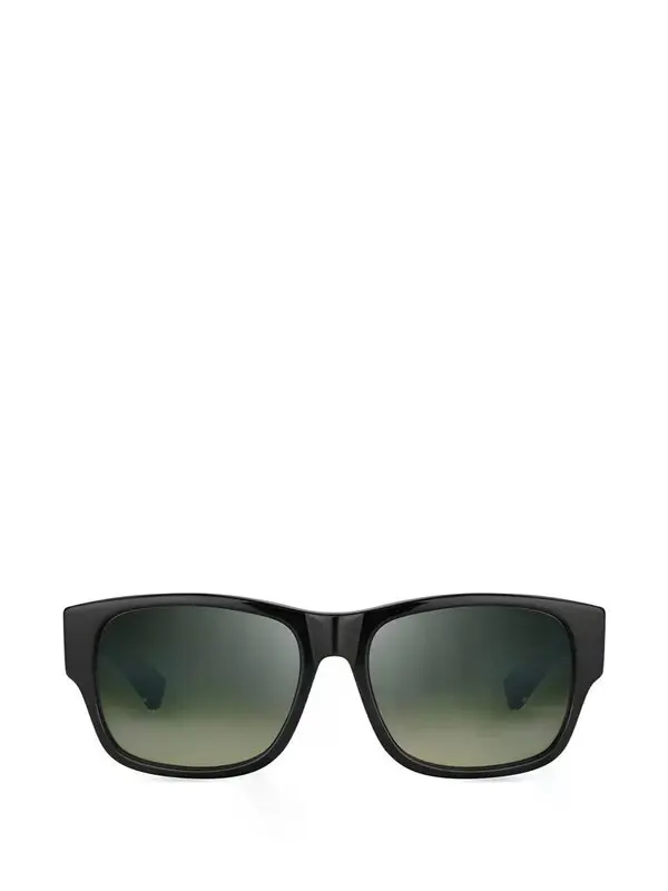 BUGATTI Rectangle-frame Logo-plaque Sunglasses
