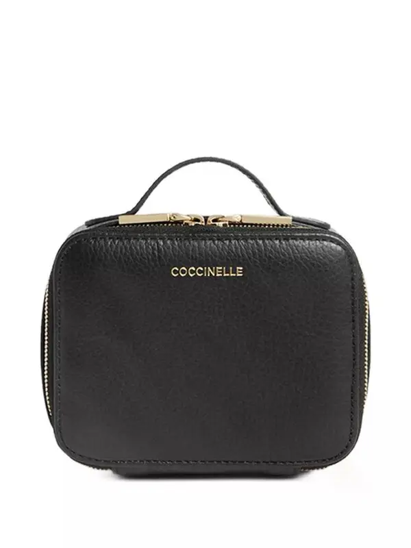 COCCINELLE Medium Grained Leather Jewelry Case