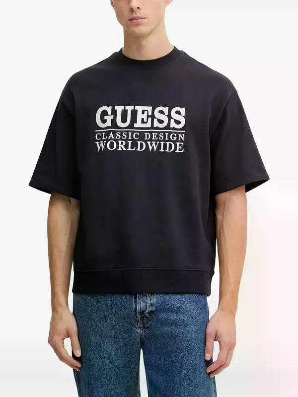 Guess Logo-embroidered T-shirt