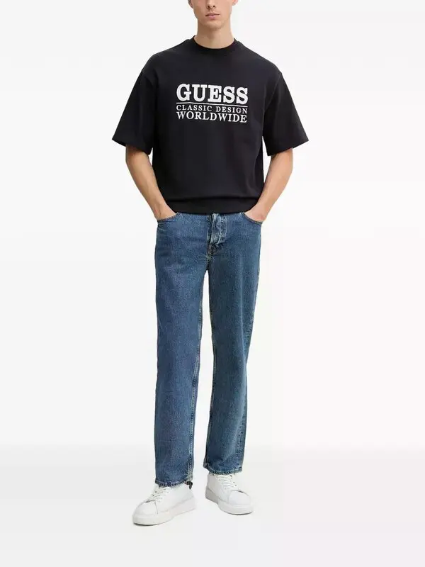 Guess Logo-embroidered T-shirt