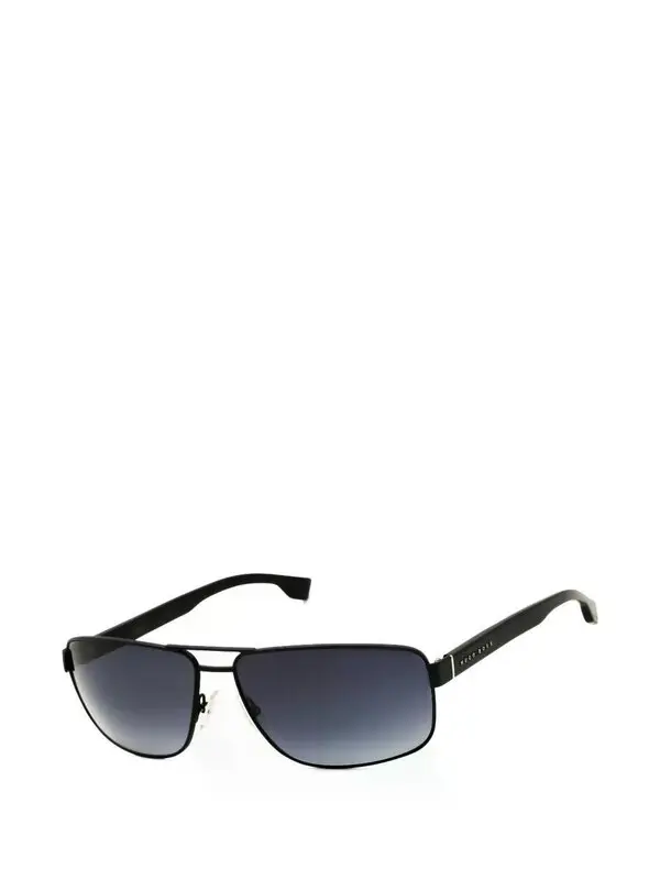 BOSS Rectangle-frame Metal Sunglasses