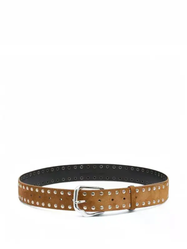 Christopher Esber Maverick Studded Suede Belt