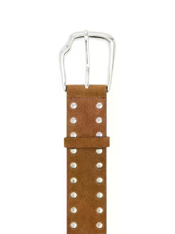 Christopher Esber Maverick Studded Suede Belt