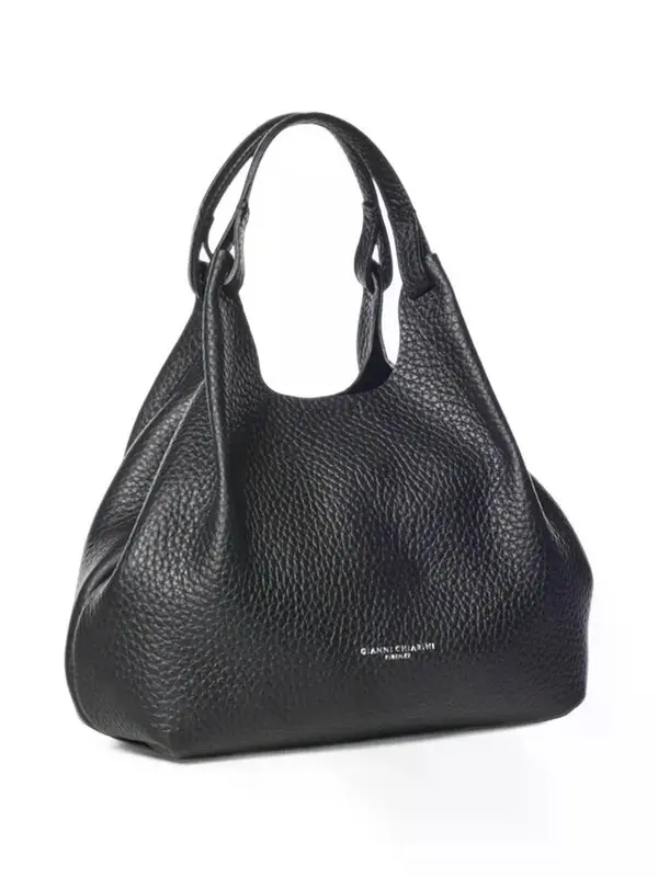GIANNI CHIARINI Medium Dua Grained-leather Shoulder Bag