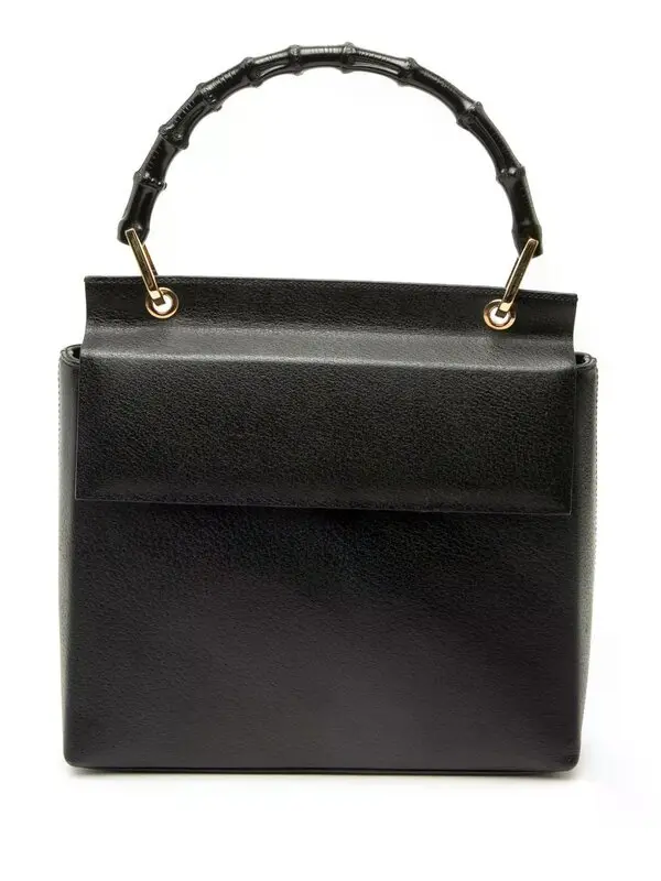 Gucci 20th Century Calfskin Bamboo Handbag