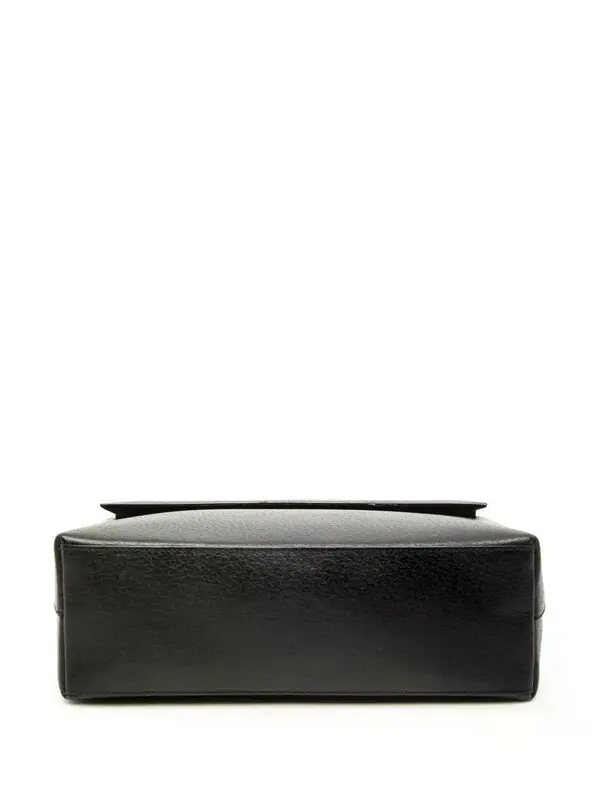 Gucci 20th Century Calfskin Bamboo Handbag