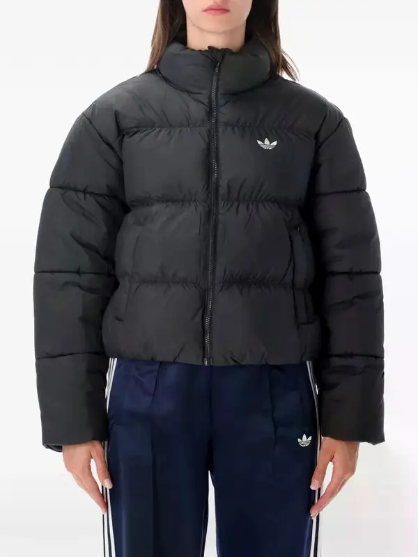Adidas Quilted Logo-print Puffer Jacket