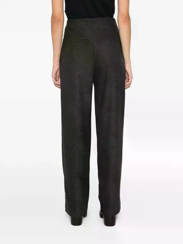 SESSUN Pleated Straight-leg Trousers