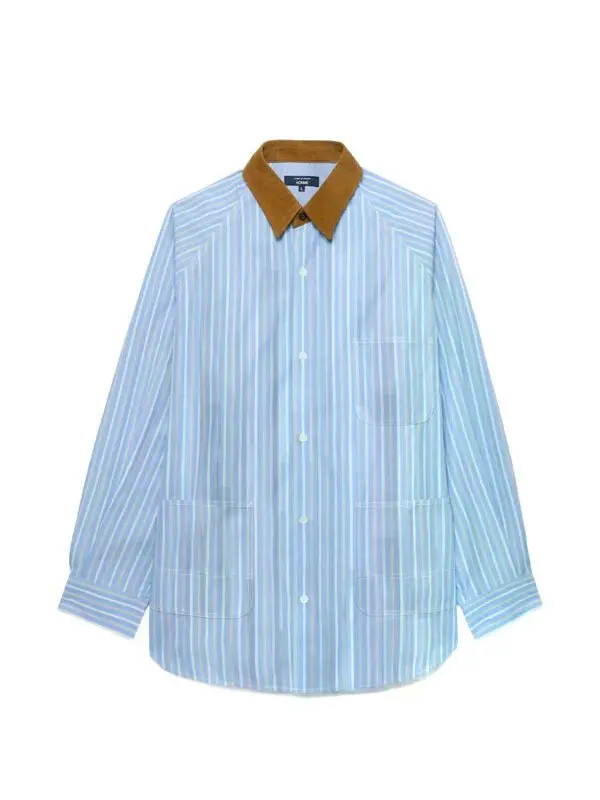 Comme Des Garçons Vertical-stripe Shirt