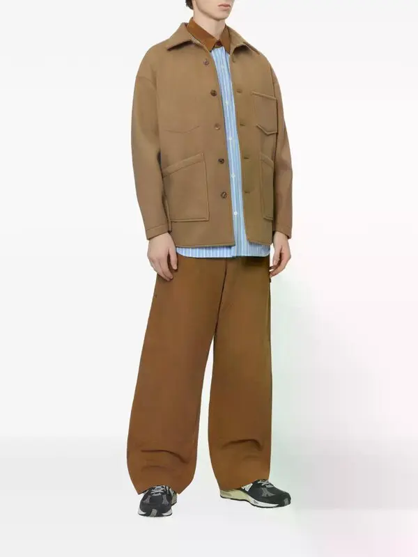 Comme Des Garçons Vertical-stripe Shirt