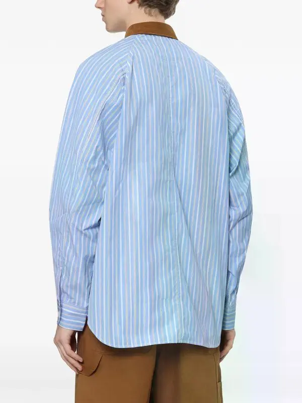 Comme Des Garçons Vertical-stripe Shirt