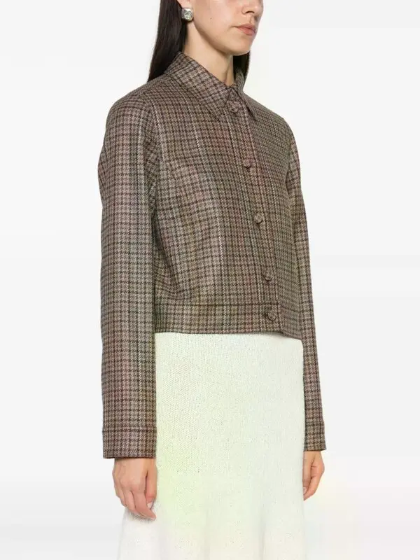Gabriela Hearst Thereza Micro-check Jacket