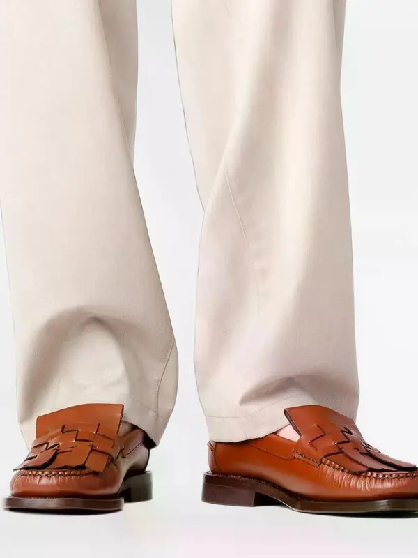 Hereu Marti Interwoven Fringe Loafers