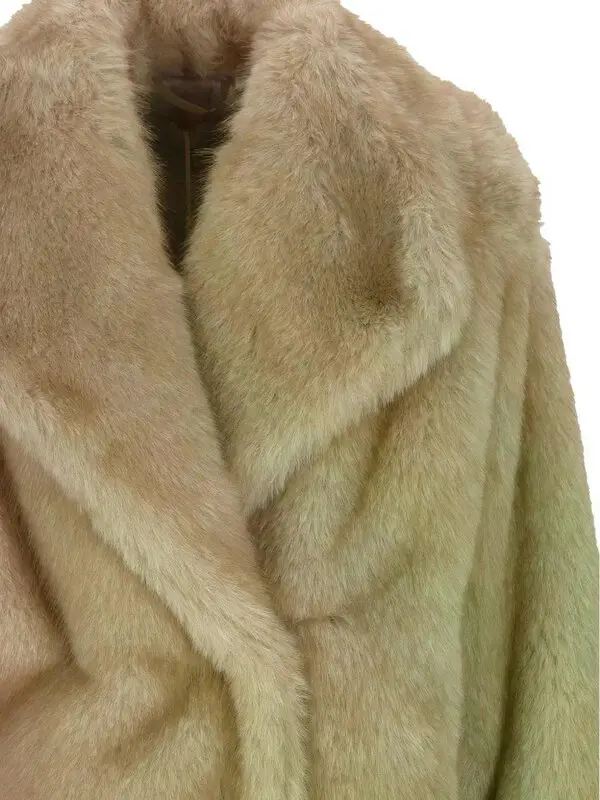 Marella Faux-fur Notched-lapel Jacket