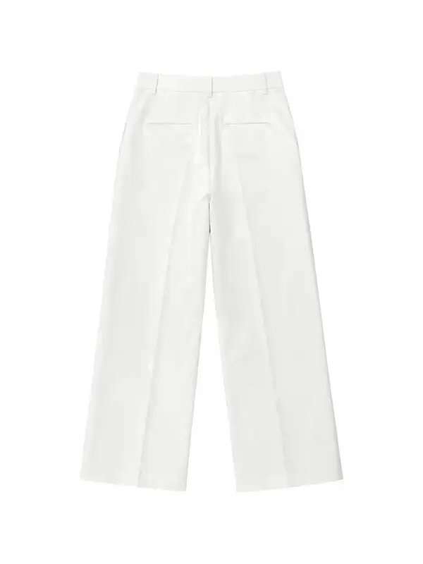 N°21 Pleated Wide-leg Trousers