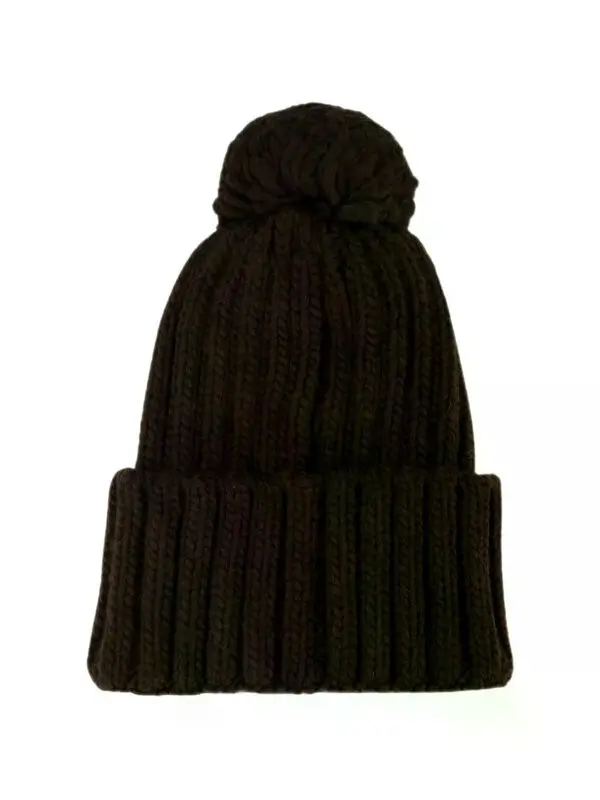 NAPAPIJRI Semiury Chunky-knit Pompom Beanie Hat - Brown
