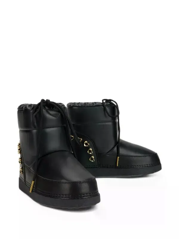 Moschino Heart-embellished Mountain Boots