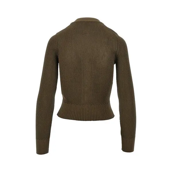Saint Laurent Ribbed Vicoe Cardigan