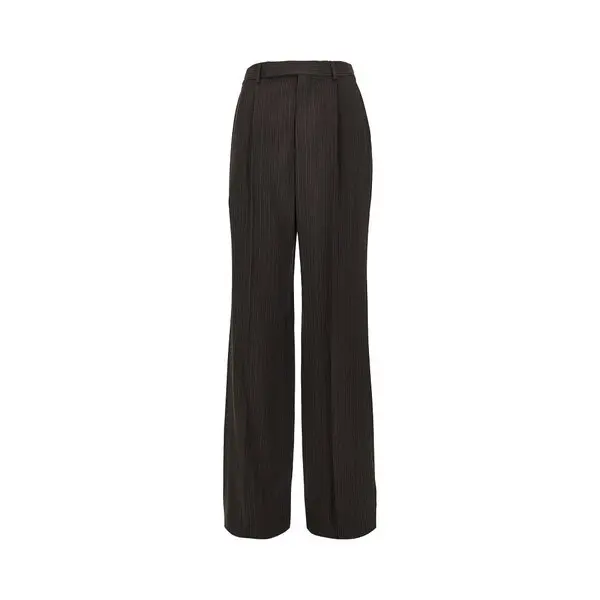 Saint Laurent Pinstriped Crepe Pants
