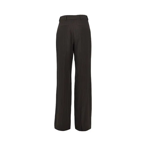 Saint Laurent Pinstriped Crepe Pants