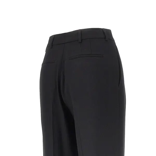 Saint Laurent Wool-blend Crepe Pants