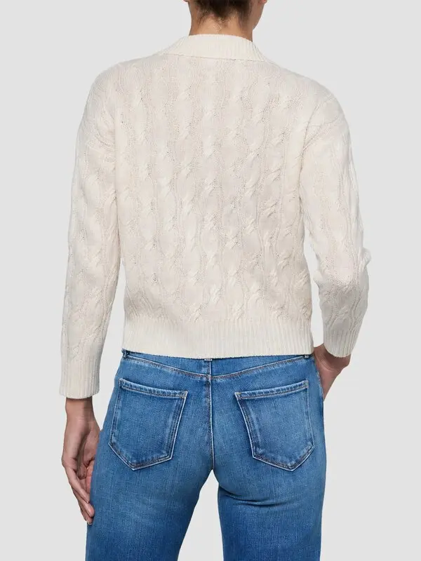 L'Agence Cable-knit Wool Sweater