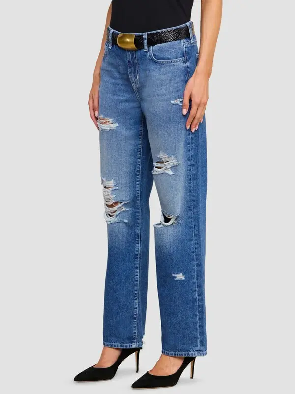 L'Agence Zelda Low-rise Slouchy Straight-leg Jeans
