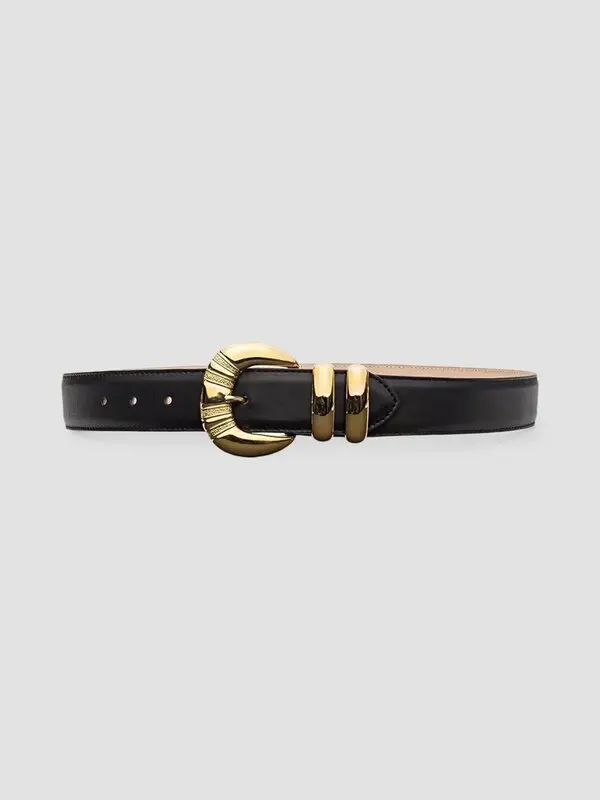 L'Agence Yarros Leather Belt