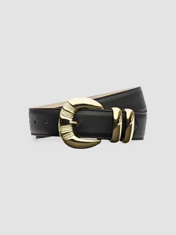 L'Agence Yarros Leather Belt