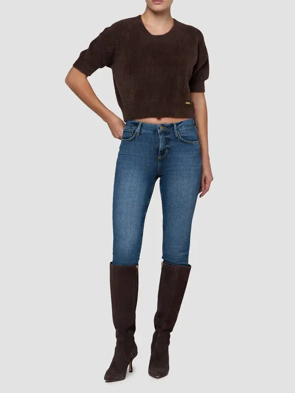 L'Agence Guinevere Crop Sweater
