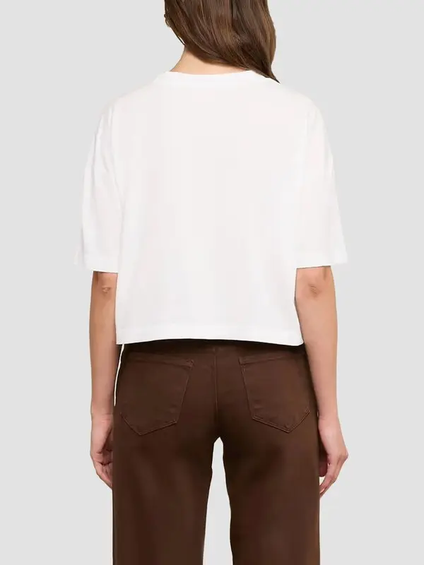 L'Agence Daria Cotton Crop T-shirt