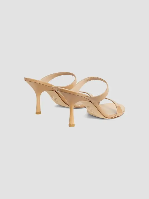 STUART WEITZMAN Nudist 85mm Slide Sandals - Adobe