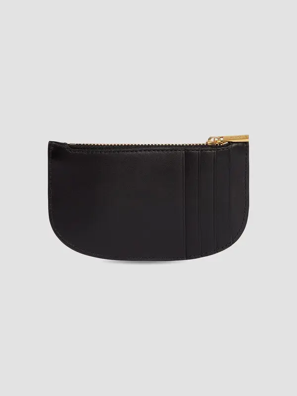 Vince Demma Half Moon Leather Card Case