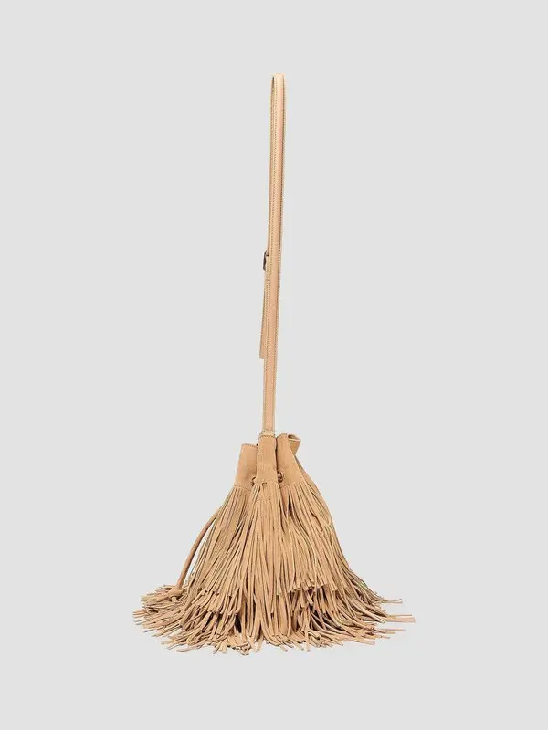 Simkhai Marena Fringed Suede Crossbody Bag