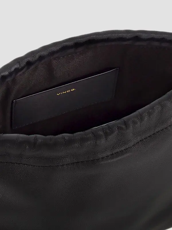 Vince Sarai Leather Drawstring Crossbody Bag
