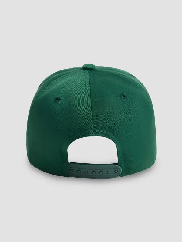 Hudson Jeans Embroidered Reverse Logo Baseball Cap - Forest