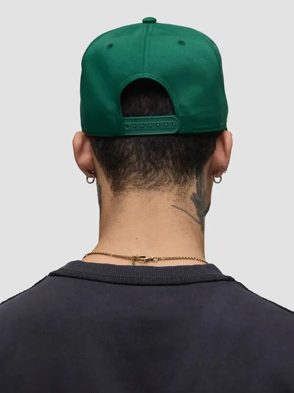 Hudson Jeans Embroidered Reverse Logo Baseball Cap - Forest