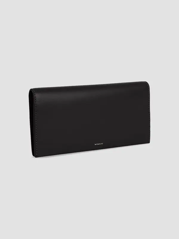 Vince Continental Leather Wallet