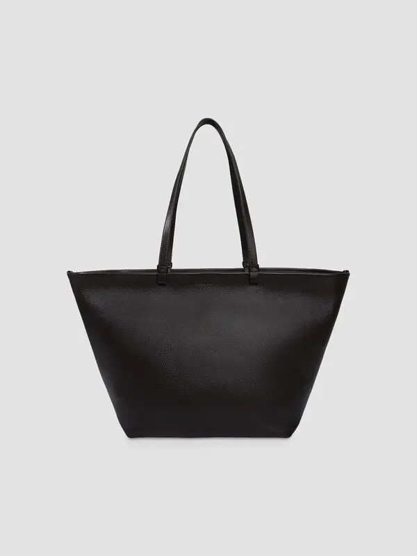 Vince Marin Leather Large Tote - Black