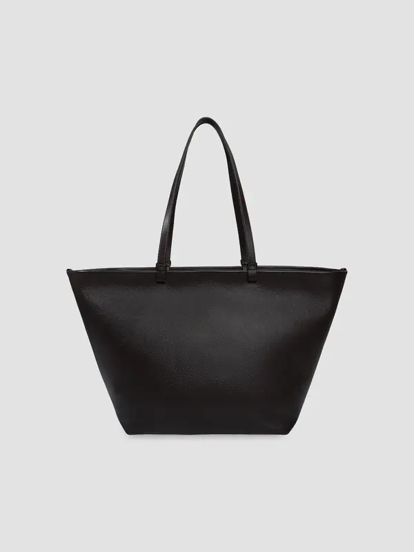 Vince Marin Leather Large Tote - Black