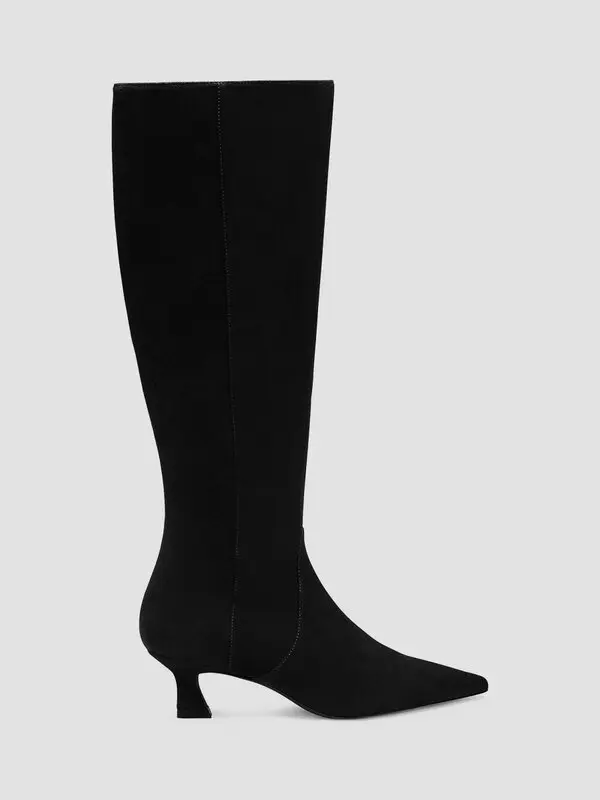 STUART WEITZMAN Vinnie 50mm Suede Boots - Black