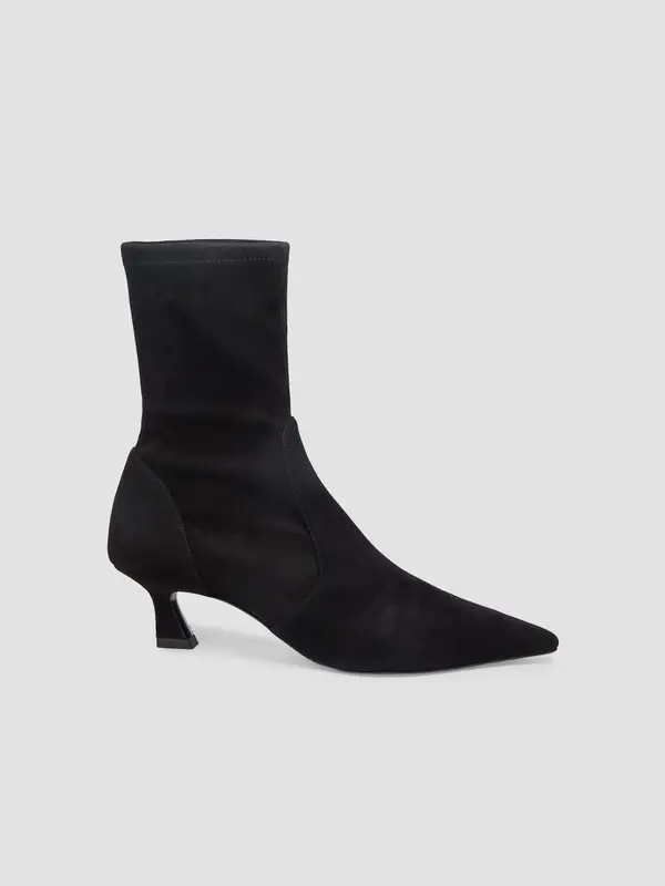 STUART WEITZMAN Vinnie 50mm Suede Boots - Black