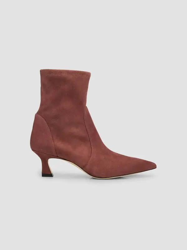 STUART WEITZMAN Vinnie 50mm Suede Boots - Brownstone