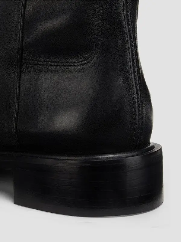 STUART WEITZMAN 5050 Gisele 30mm Leather Knee-high Boots - Black