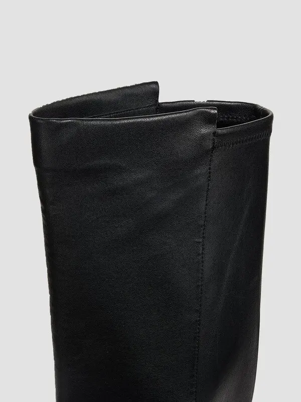 STUART WEITZMAN 5050 Gisele 30mm Leather Knee-high Boots - Black