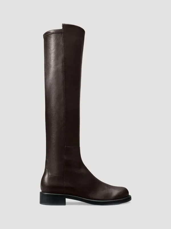 STUART WEITZMAN 5050 Gisele 30mm Leather Knee-high Boots - Midnight Espresso