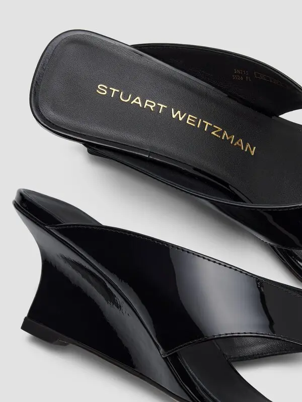 STUART WEITZMAN Vinnie 50mm Leather Sandals - Black